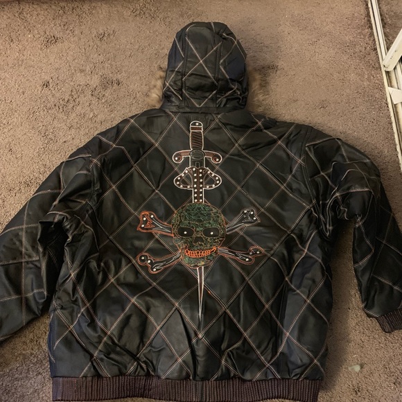 vilanto | Jackets & Coats | Leather Jacket With Custom Stitching And ...